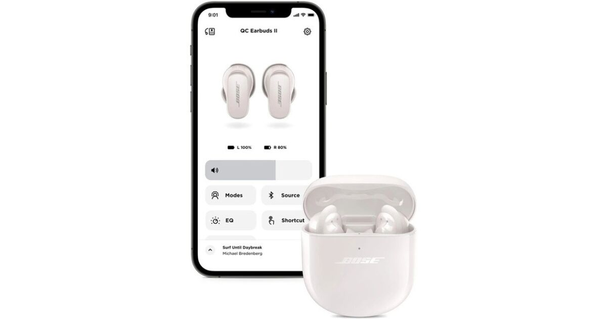 Bezdrôtové slúchadlá Bose QuietComfort® Earbuds II True Wireless ...