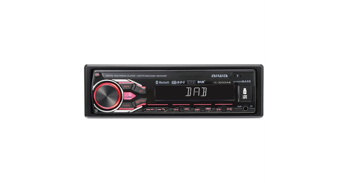 Unitate principală stereo auto AIWA IC-320DAB Bluetooth/USB/SD DAB+ ...