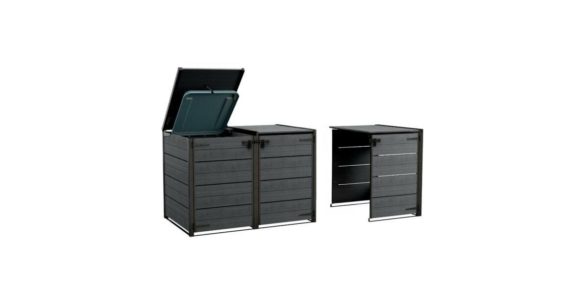 Hide away depozit exterior pentru pubele - element suplimentar 240 L ...
