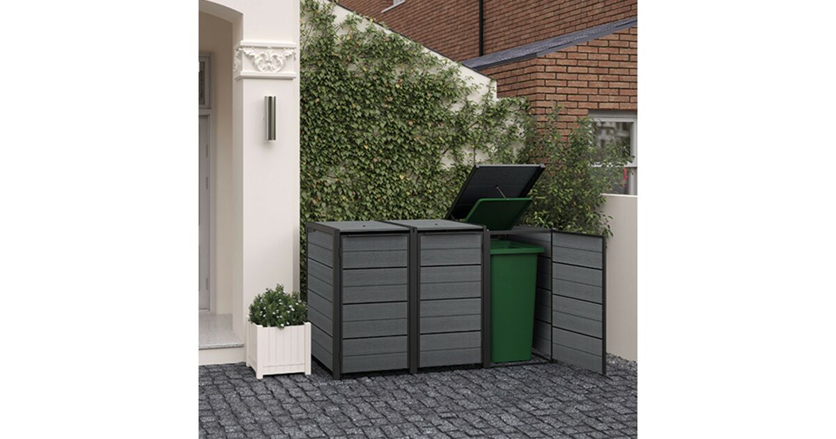 Hide away depozit exterior pentru pubele - element suplimentar 240 L ...