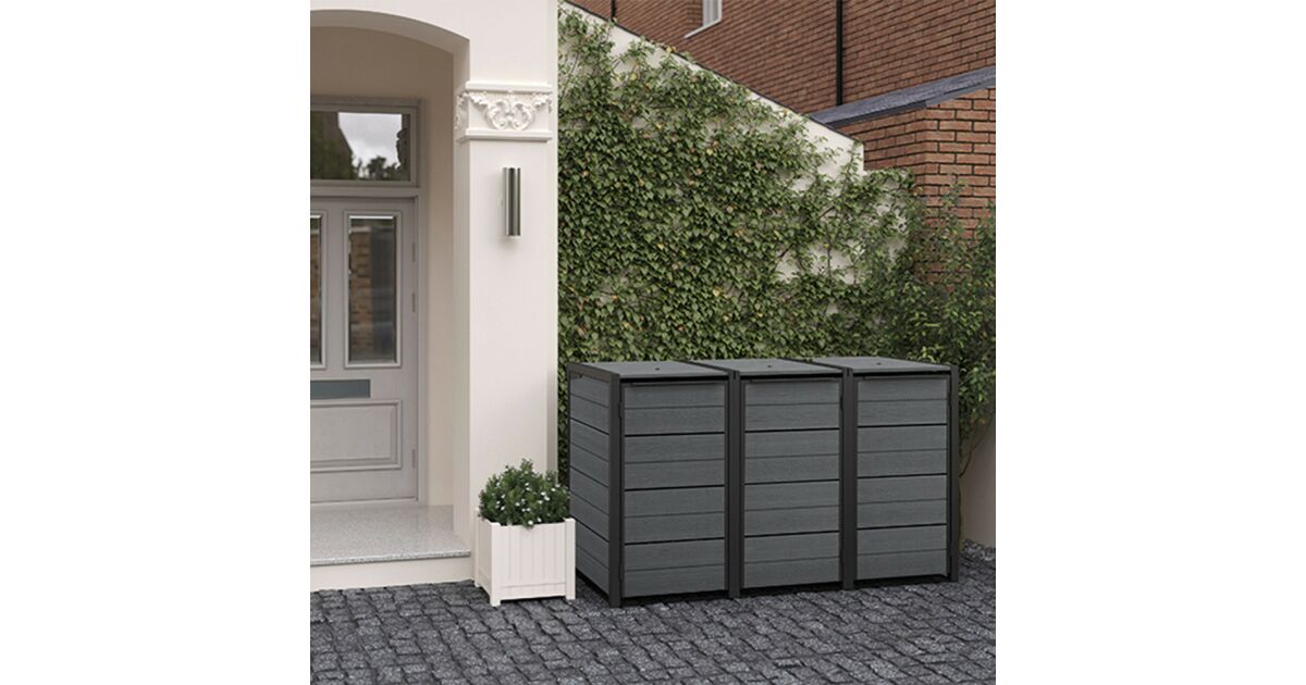 Hide away depozit exterior pentru pubele - element suplimentar 240 L ...