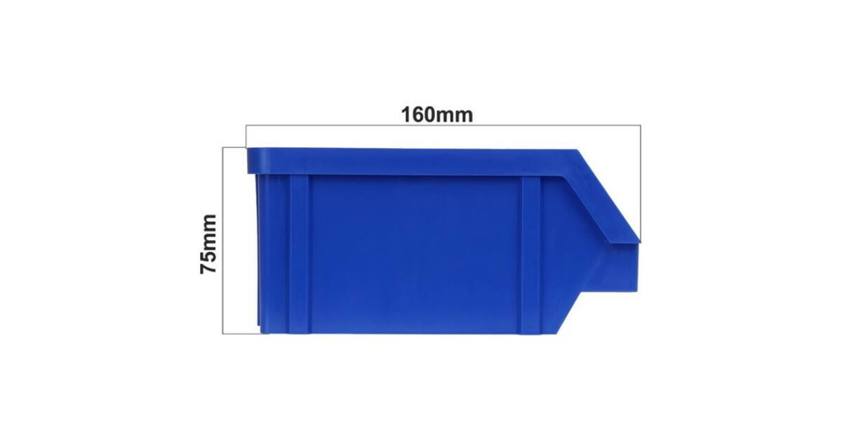 Malý úložný box Stalflex BIN-S-B modrý | Pepita.com