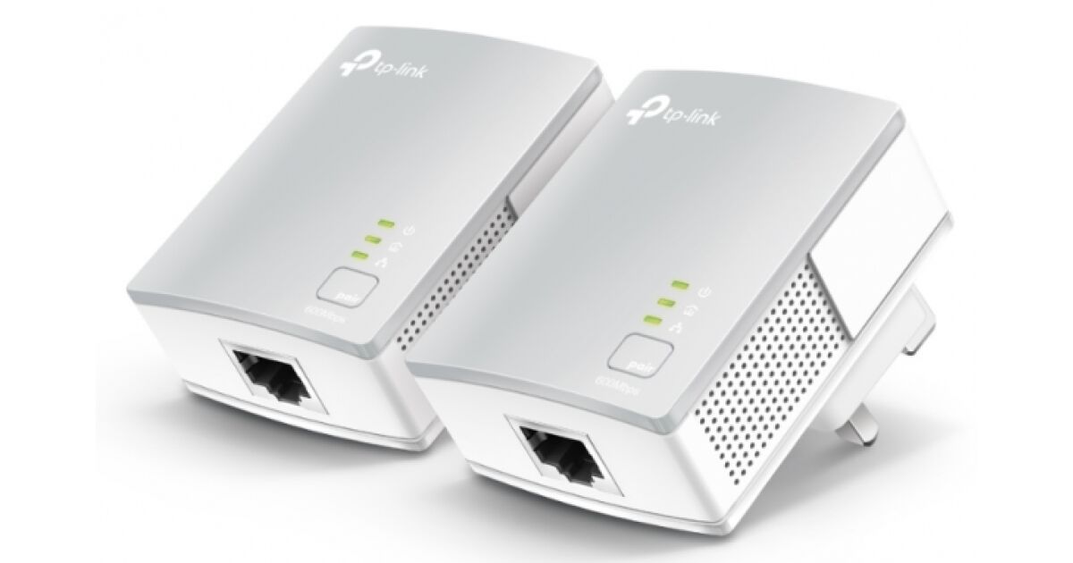 TP-LINK AV500 Nano Powerline Ethernet Adapter Kit. Ultra Compact Size ...