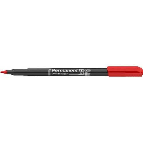 ICO OHP M 1-1,5mm červený permanentný popisovač | Pepita.com