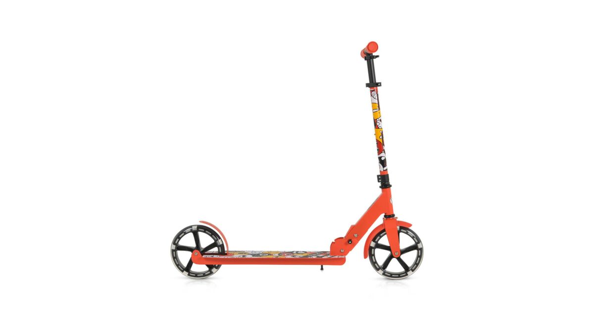 MONSTER Scooter, 2 große Räder, Stahlrahmen, 100 kg, verstellbar von 84 ...