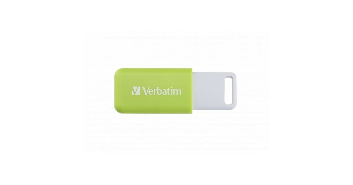 Unitate flash USB 2.0 Verbatim 49454 DataBar 32GB, verde | Pepita.com