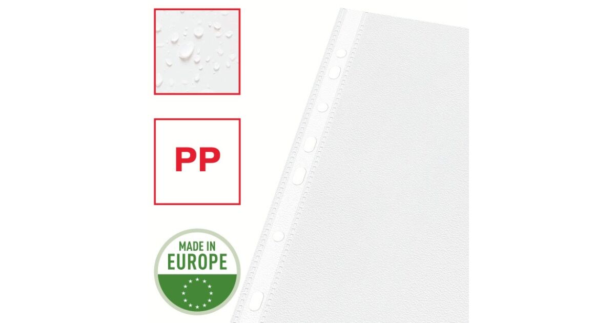 Esselte At Hand A4 dierované zakladacie obaly, oranžové, 50ks | Pepita.com