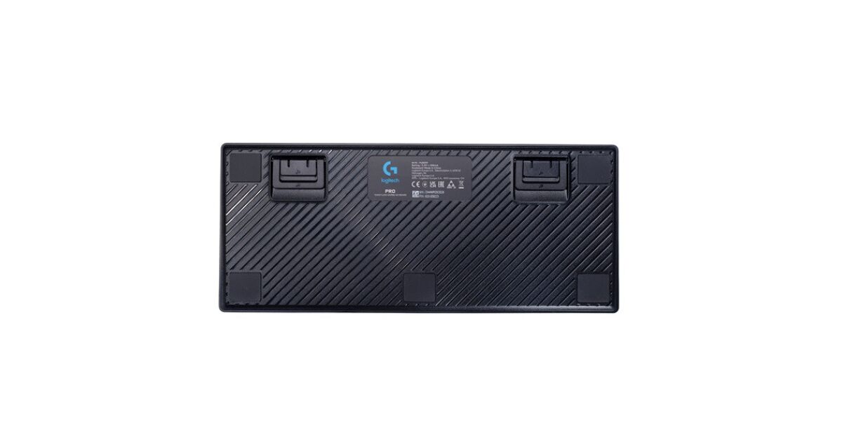 Tastatură de gaming Logitech G Pro neagră, gravată cu laser, cu aspect ...
