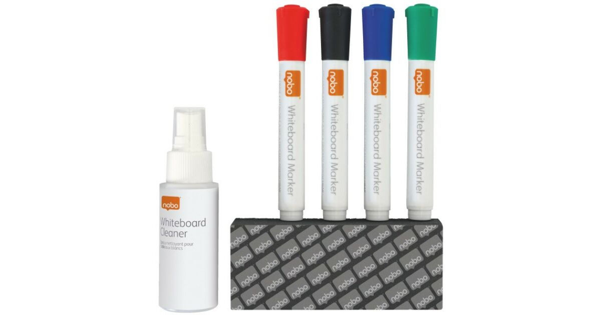 Nobo Quartet Whiteboard Starter-Kit | Pepita.com