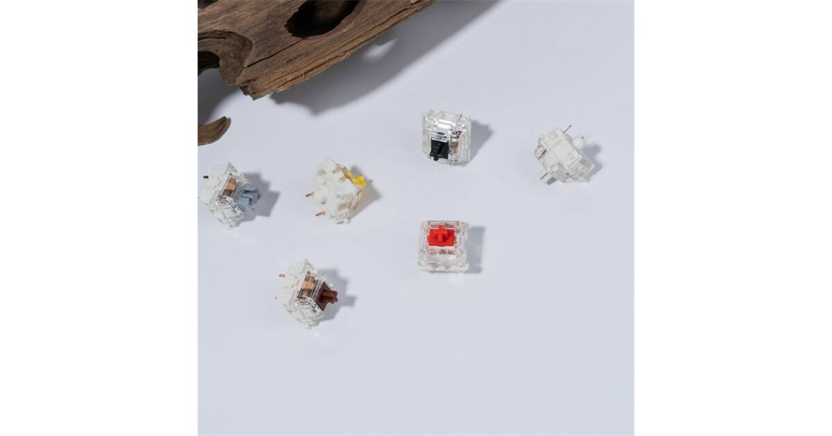 Gateron G Pro 3.0 Alb - Set comutatoare cu arc cu o singură treaptă (35 ...