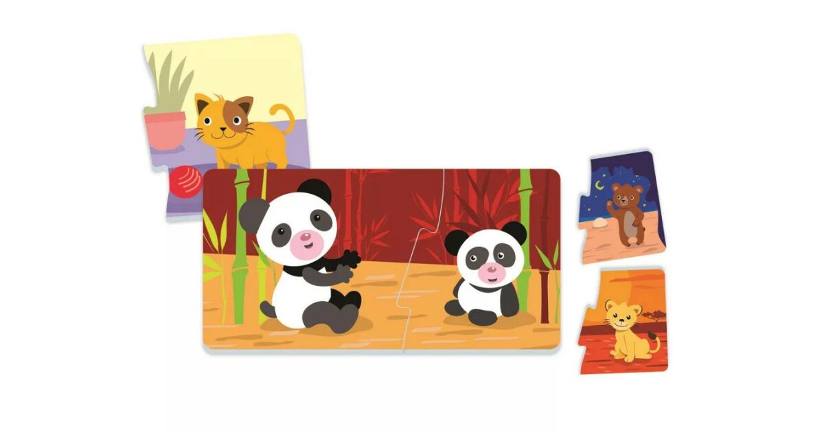 Animale și puii lor Jucărie educativă Young&Learner Clementoni | Pepita.com