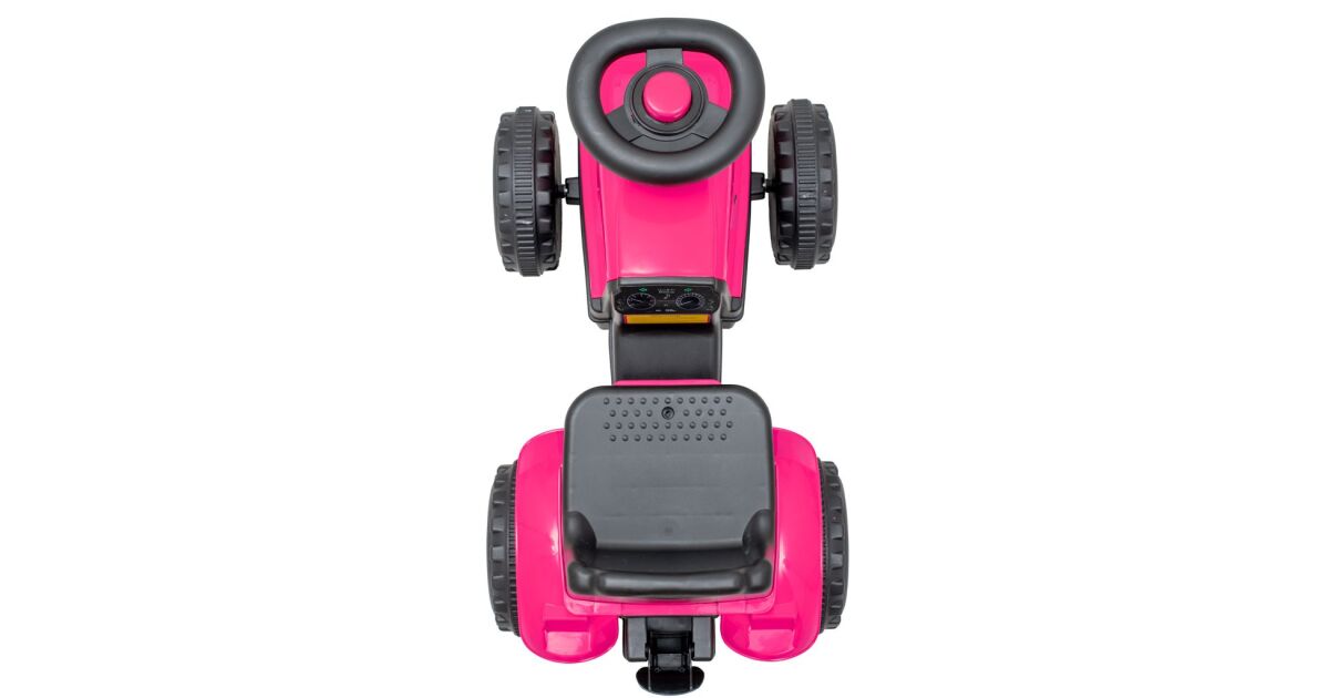 Detský traktor na nožný pohon Baby Mix Benny ružový | Pepita.com