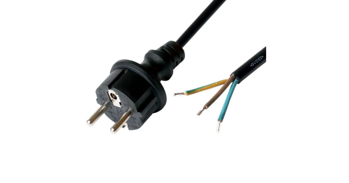 Cablu de conectare la rețea Somogyi USE N 8-3/1,5 3x1,5mm² 3m | Pepita.com