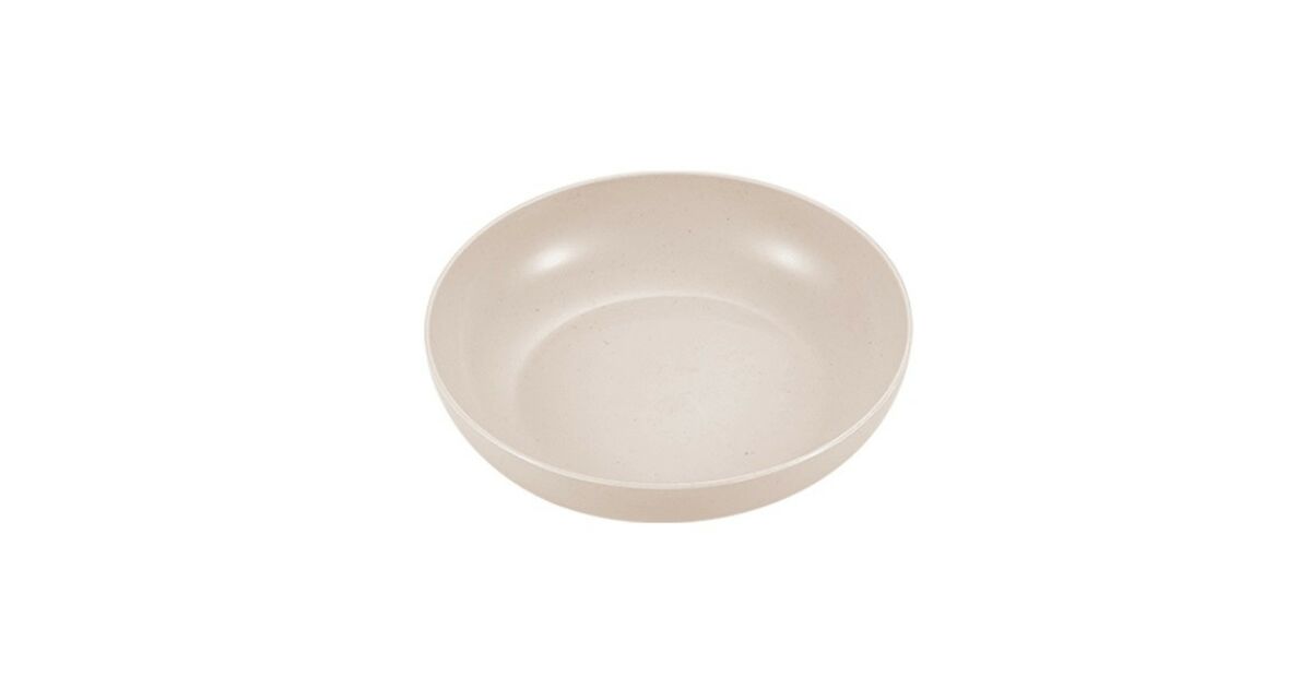 TOO KT-118 Set de 10 farfurii rotunde din plastic, din paie de grâu ...