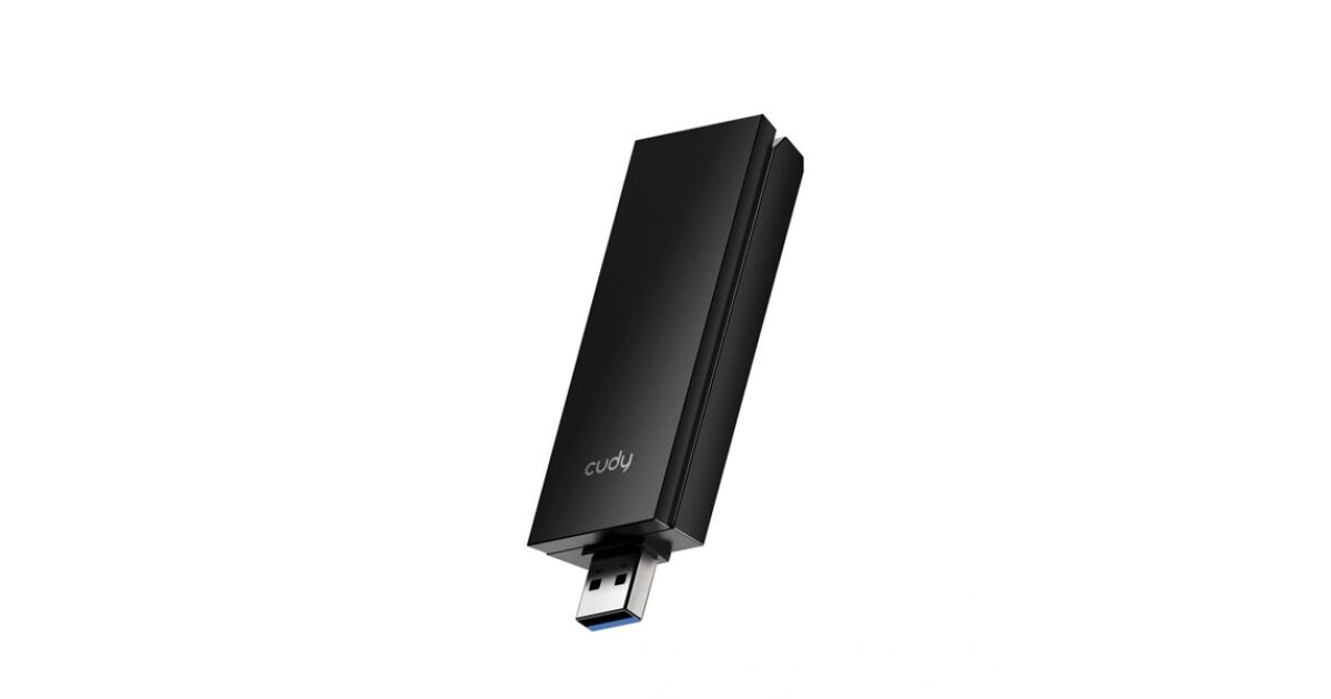 Adaptor de rețea CUDY WU5400 Tri-Band AX5400 WIFI 6/6E, USB 3.0 ...