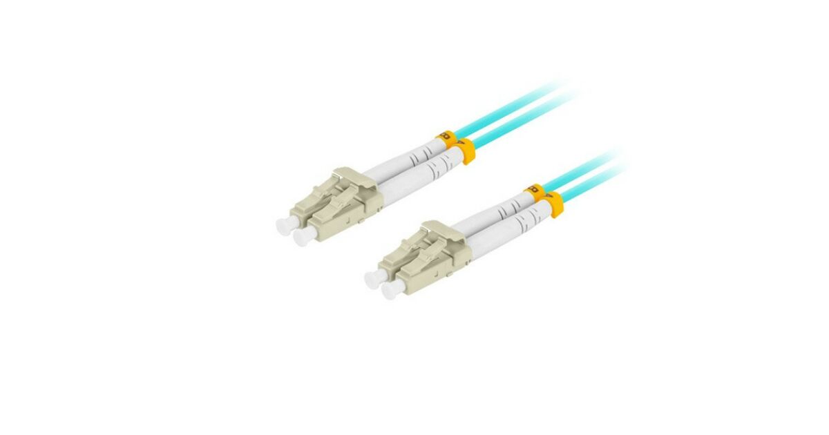 Cablu patch optic duplex Lanberg FO-LULU-MD31-0030-TQ cu 4 conectori LC ...