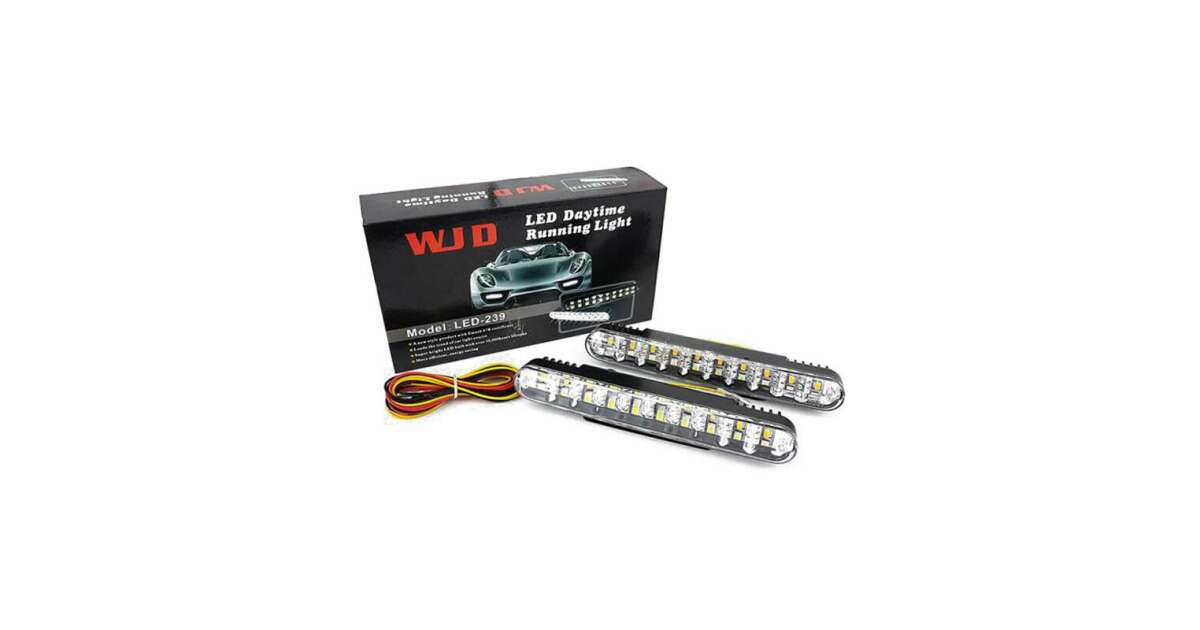 Univerzális LED DRL - 19cm - 16W - E4 | Pepita.hu