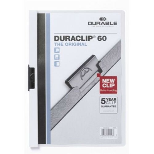 Robuster Duraclip A4-Clipordner für 60 Blatt, weiß | Pepita.com