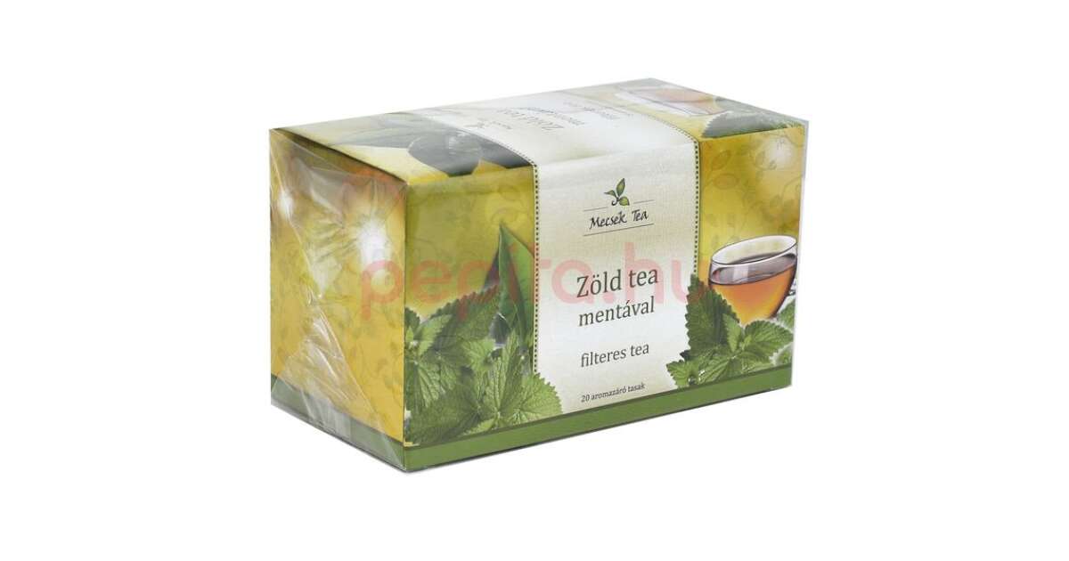 MECSEK ZÖLD TEA MENTÁVAL 20DB | Pepita.hu
