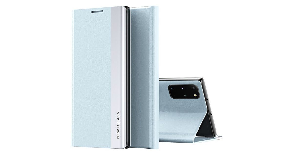 Xiaomi Redmi Note 13 5G, Oldalra nyíló tok, stand, Wooze Silver Line ...