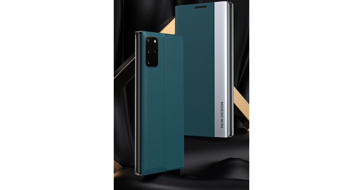 Xiaomi Redmi Note 13 5G, Oldalra nyíló tok, stand, Wooze Silver Line ...