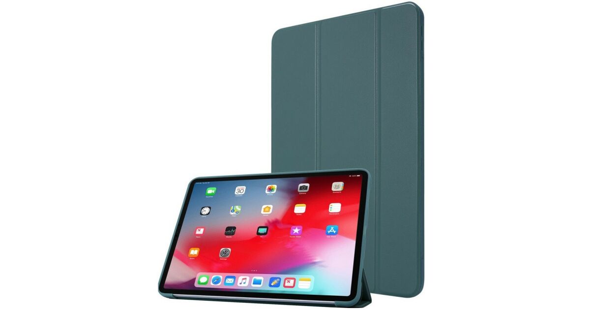 Apple iPad Pro 11 (2024 / 2025), mappa tok, Smart Case, sötétzöld ...