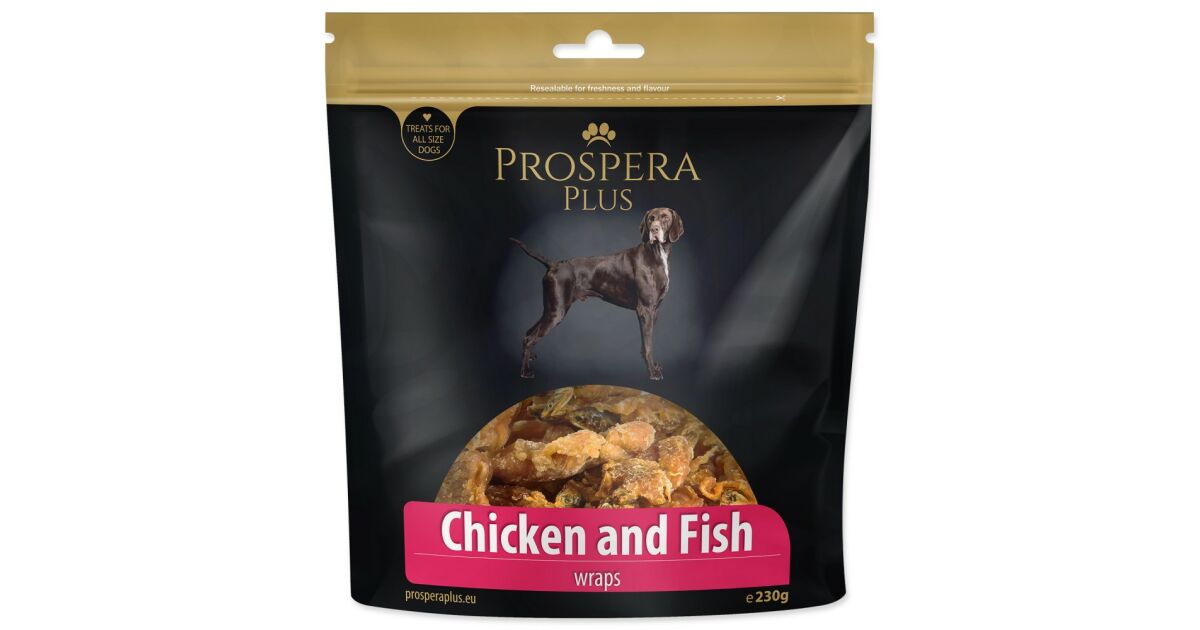 PROSPERA Hühnchen-Fisch-Leckerli für Hunde, 230 g | Pepita.com