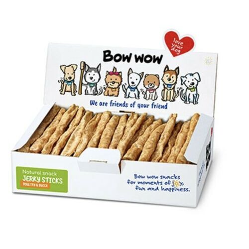 Batoane cu oase naturale Bow Wow din carne de vită, carne de pasăre și ...