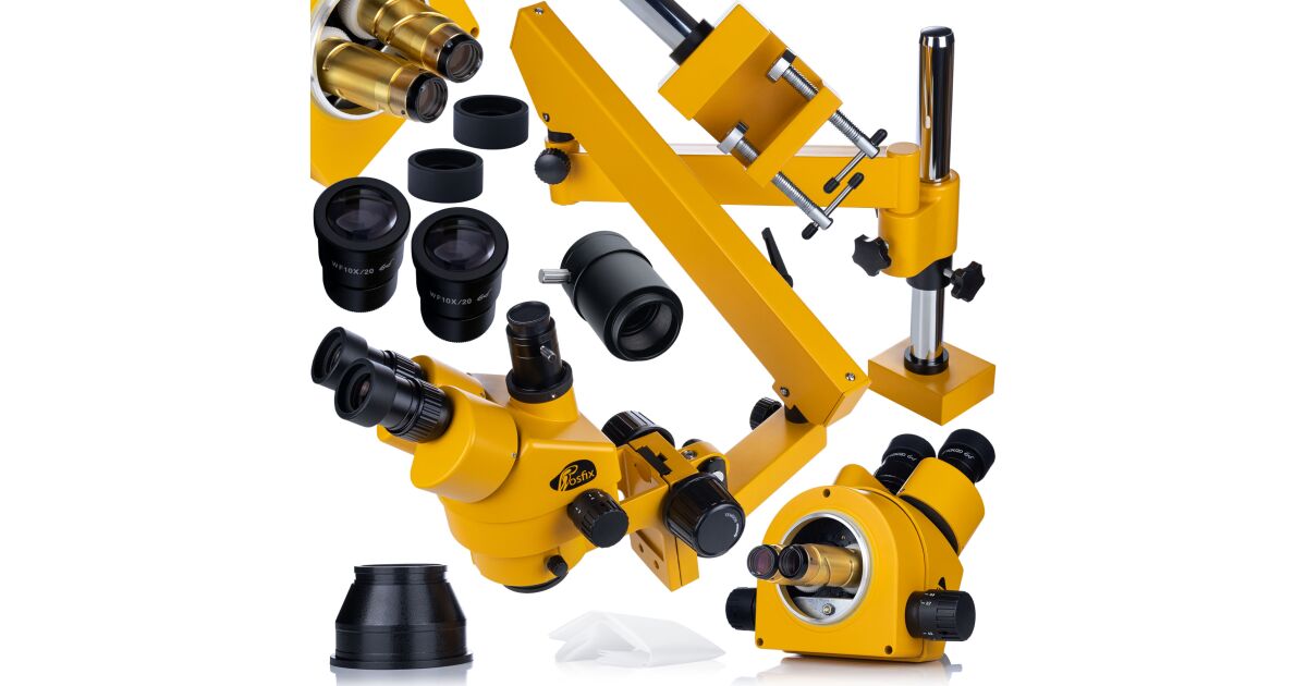 Microscop Trinocular Neptune Pro MSNP-T-WDMS3-O - Cap Trinocular 45 ...