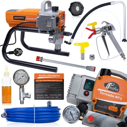 Mașină Airless de Vopsit Tornado RT1 UltraSpray - 1700W, 220bar, 2,2 l ...