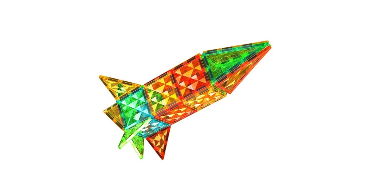 Geomag Magnetic Tiles Gems 32 db-os mágneses építőjáték | Pepita.hu