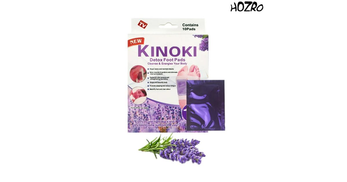 Kinoki tapaszok levendulával, Hozro, 10 darabos készlet, test ...