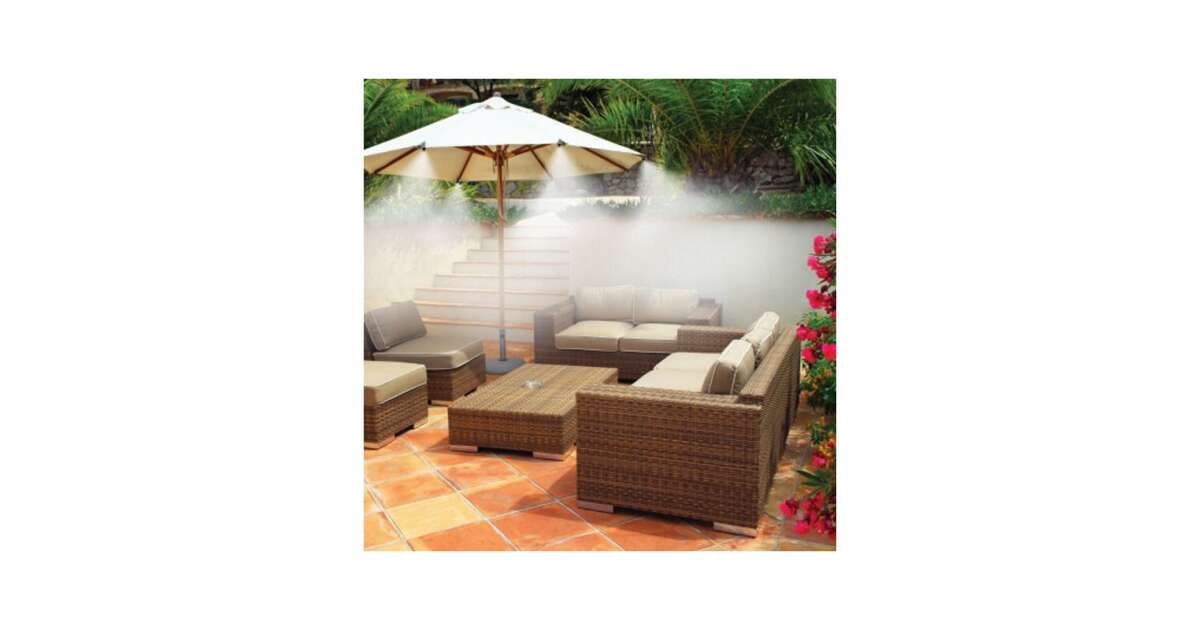 Outdoor Misting Gate, Mist Curtain - 10 meters | Pepita.com
