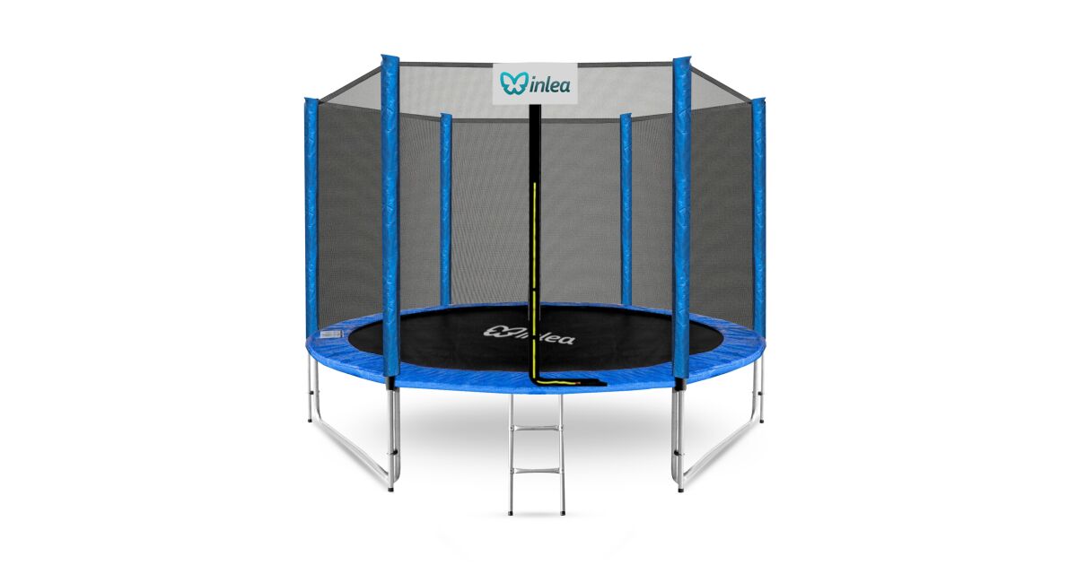 INLEA PREMIUM Jump Trambulină 305 cm cu plasă de siguranță exterioară ...
