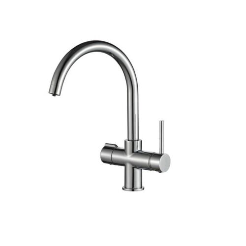 Konyhai csaptelep víztisztítóhoz 4-utas klasszik dizájn - inox | Pepita.hu