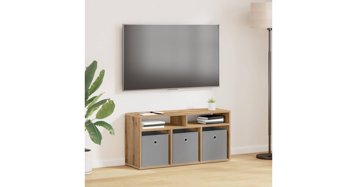 vidaXL Bucătărie joasă cu sertar Stejar Artizanal 87 x 27,5 x 43 cm ...