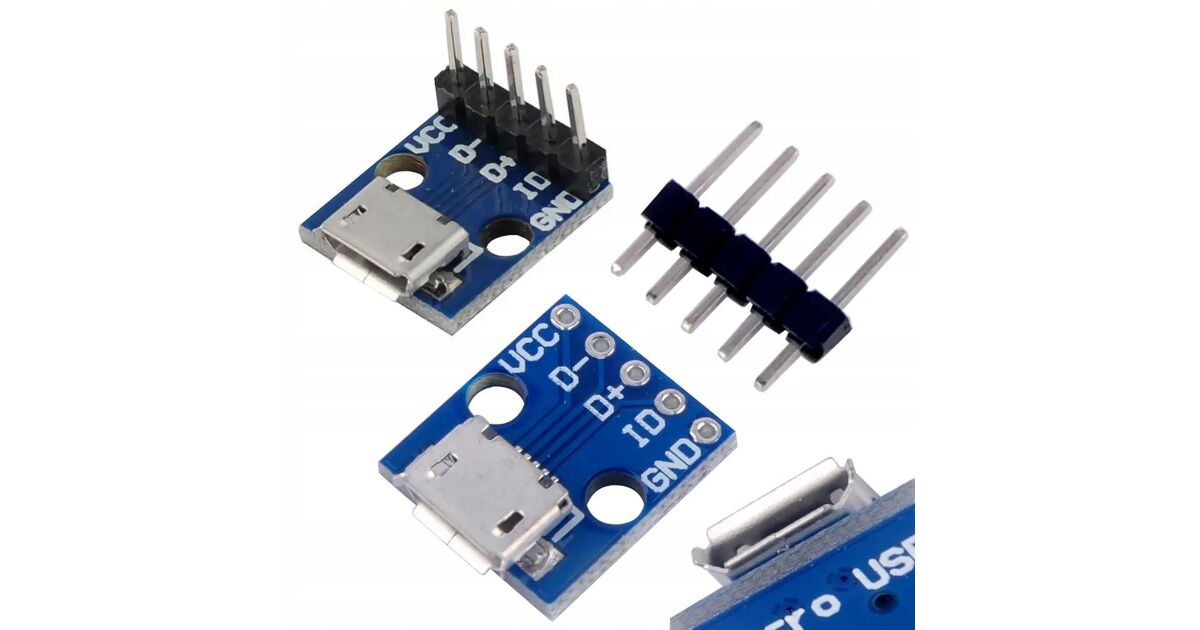 Lôžko Micro USB 5-Pin – Spájkované na PCB | Kompaktné Stabilné Spojenie ...