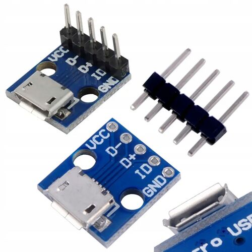 Lôžko Micro USB 5-Pin – Spájkované na PCB | Kompaktné Stabilné Spojenie ...
