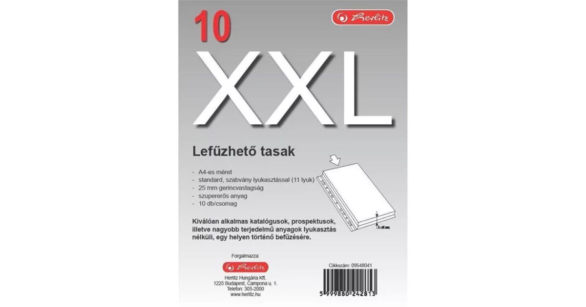 Herlitz 25mm 10ks/ks XXL upevňovacie pásky genotherm | Pepita.com