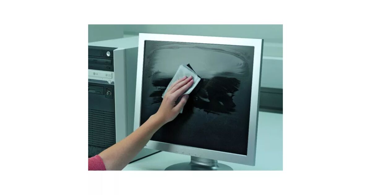 Durable SCREENCLEAN BOX 100 utierok na čistenie monitorov | Pepita.com