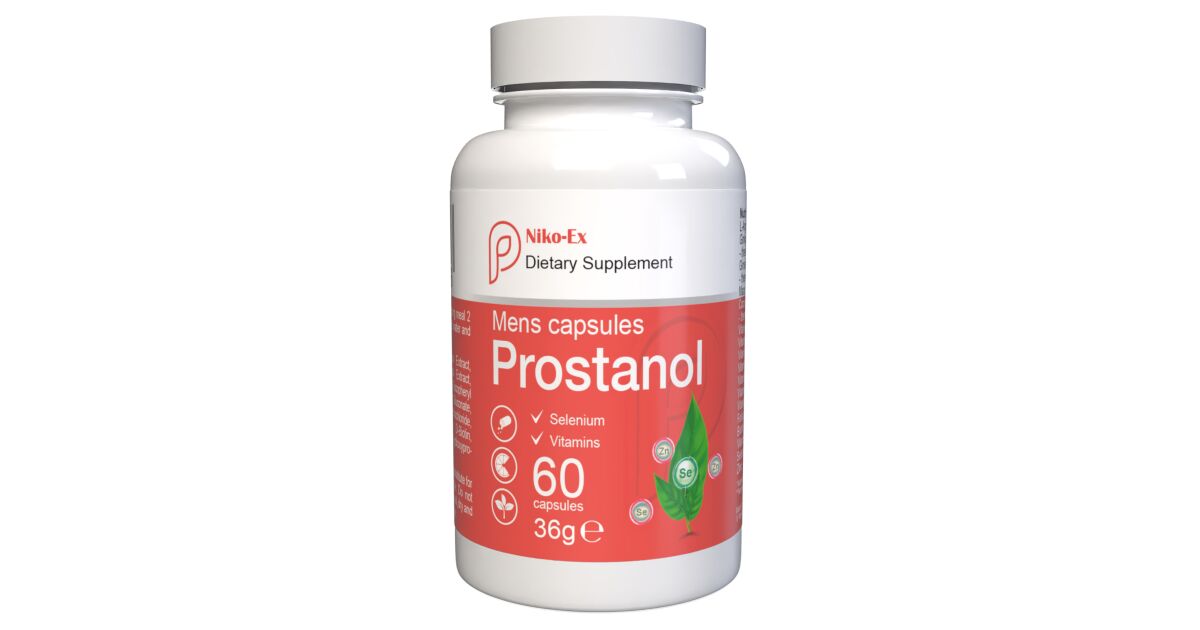 Prostanol - 60 Capsule cu L-Arginină, Maca, Ginkgo și Zinc - Formulă ...