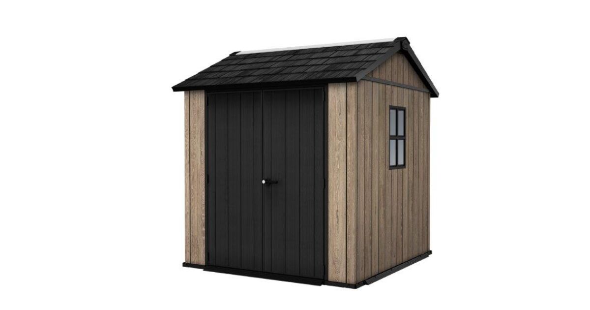 Keter Apex 7,5 x 7 Gartenhaus aus Eschenholz, mit Boden | Pepita.com