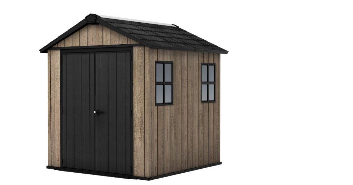 Keter Apex 7,5 x 7 Gartenhaus aus Eschenholz, mit Boden | Pepita.com