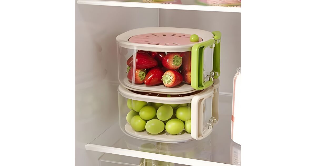Cos de Scurgere pentru Fructe 2 in 1, Flippy, din Plastic Durabil ...