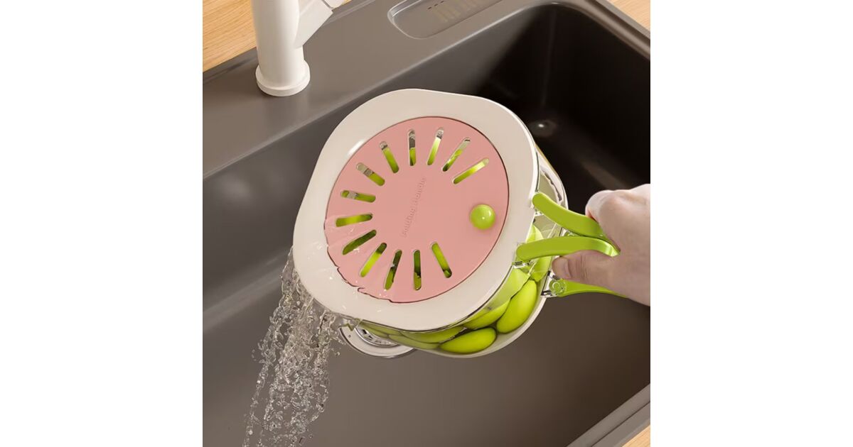 Cos de Scurgere pentru Fructe 2 in 1, Flippy, din Plastic Durabil ...