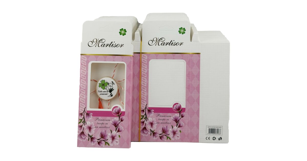 Ambalaje de Carton pentru Martisoare, Flippy, Set 200 Bucati, Cutii ...