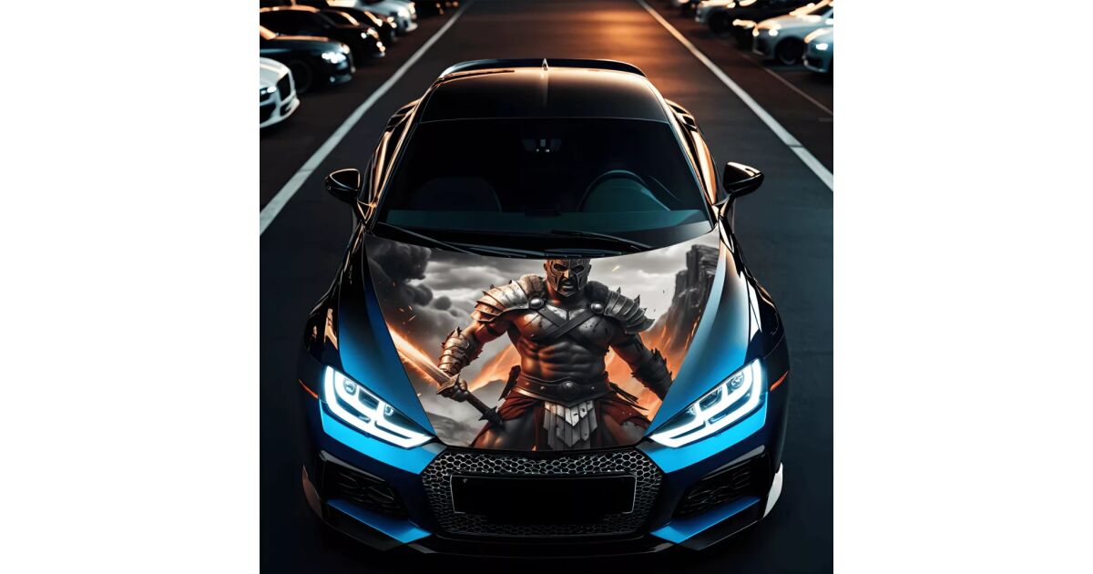 Strešná fólia na auto „Hood Art“, na vonkajšie použitie, veľkosť S (150 ...