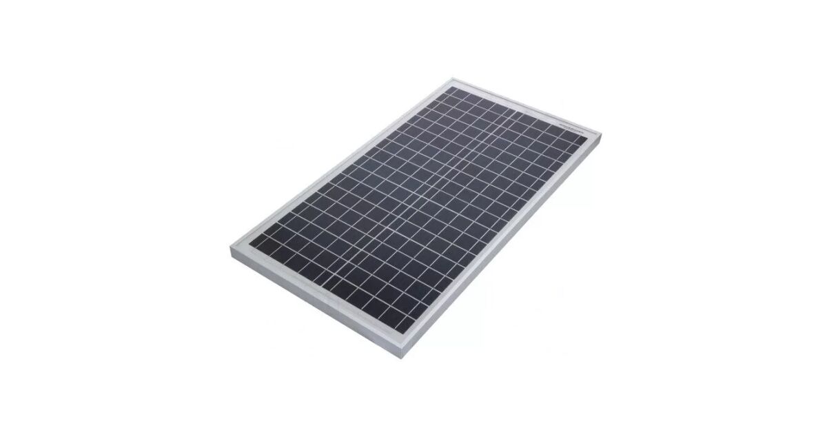 Panou fotovoltaic policristalin, putere 30W, dimensiuni 650 x 350 x ...