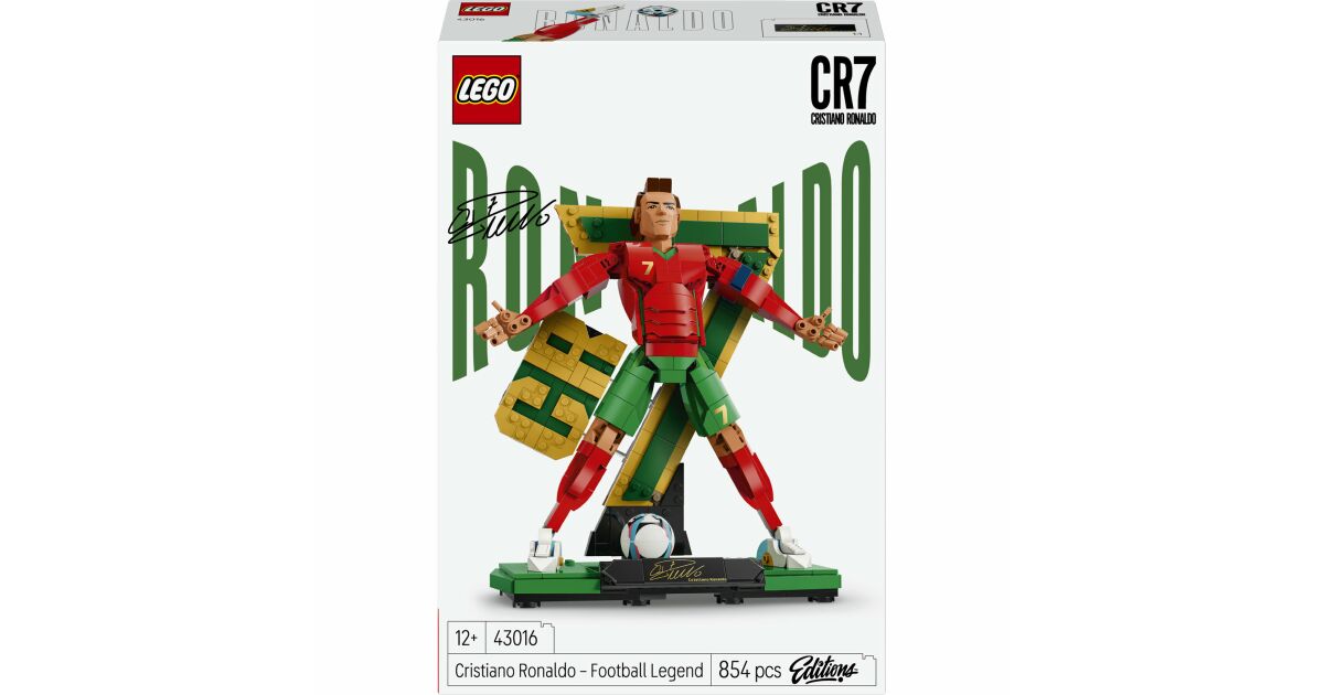 LEGO® Editions Cristiano Ronaldo – Futbalová legenda 43016 | Pepita.com