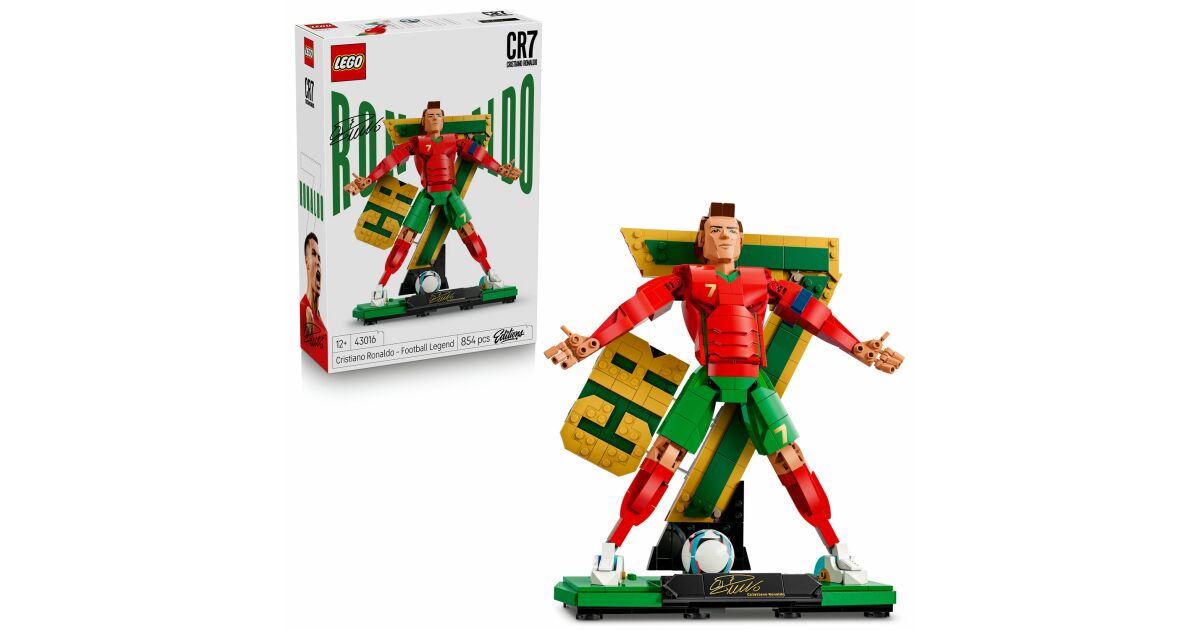 LEGO® Editions Cristiano Ronaldo – Futbalová legenda 43016 | Pepita.com